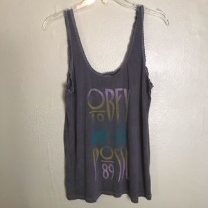 Obey | Tops | Obey Nwt Summer Gothic Tank Top Size M | Poshmark